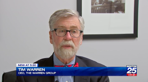CEO, Tim Warren, Appears on Boston 25 News